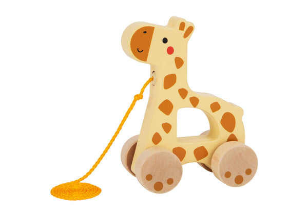 Tooky Toy Pull Along Giraffe – Kleine Muis